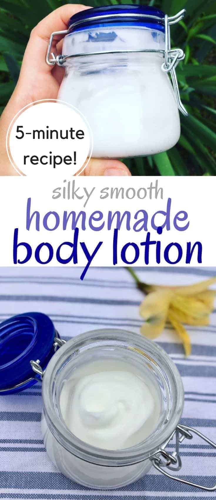 How To Make Silky DIY Body Lotion In 5 Minutes with Aloe Coconut Oil 