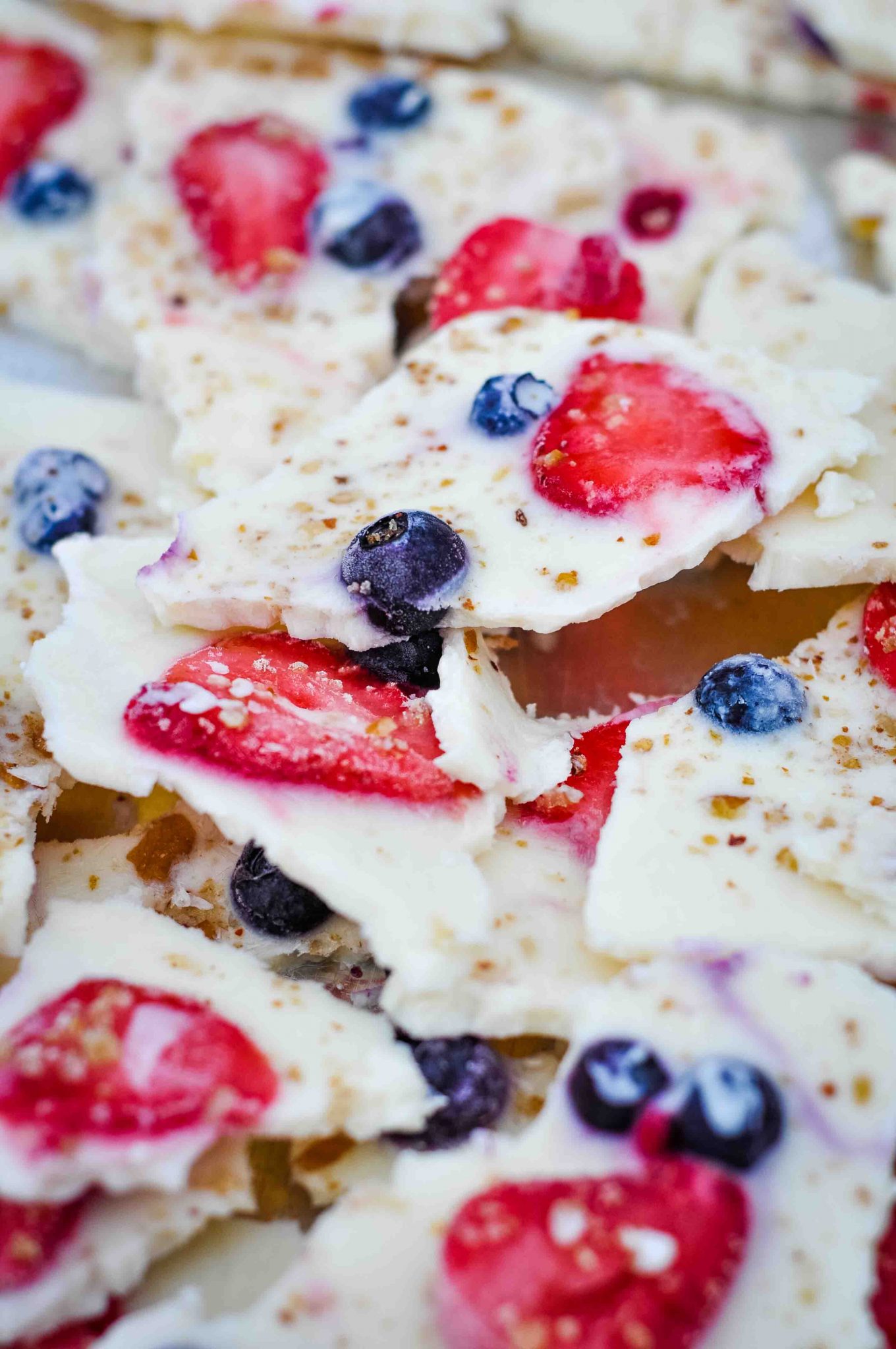 Frozen Kefir or Yogurt Bark {easy probiotic snack for kids}