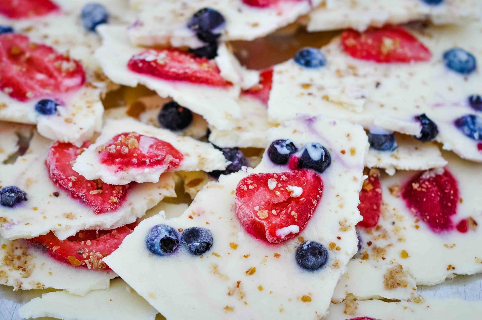 Frozen Kefir or Yogurt Bark {easy probiotic snack for kids}