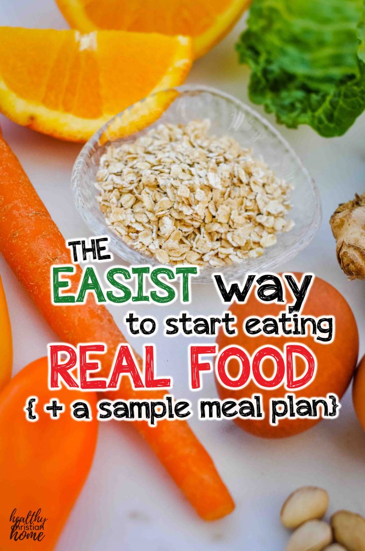 Easy Guide to a Real Food Kitchen (+ our family's sample meal plan)