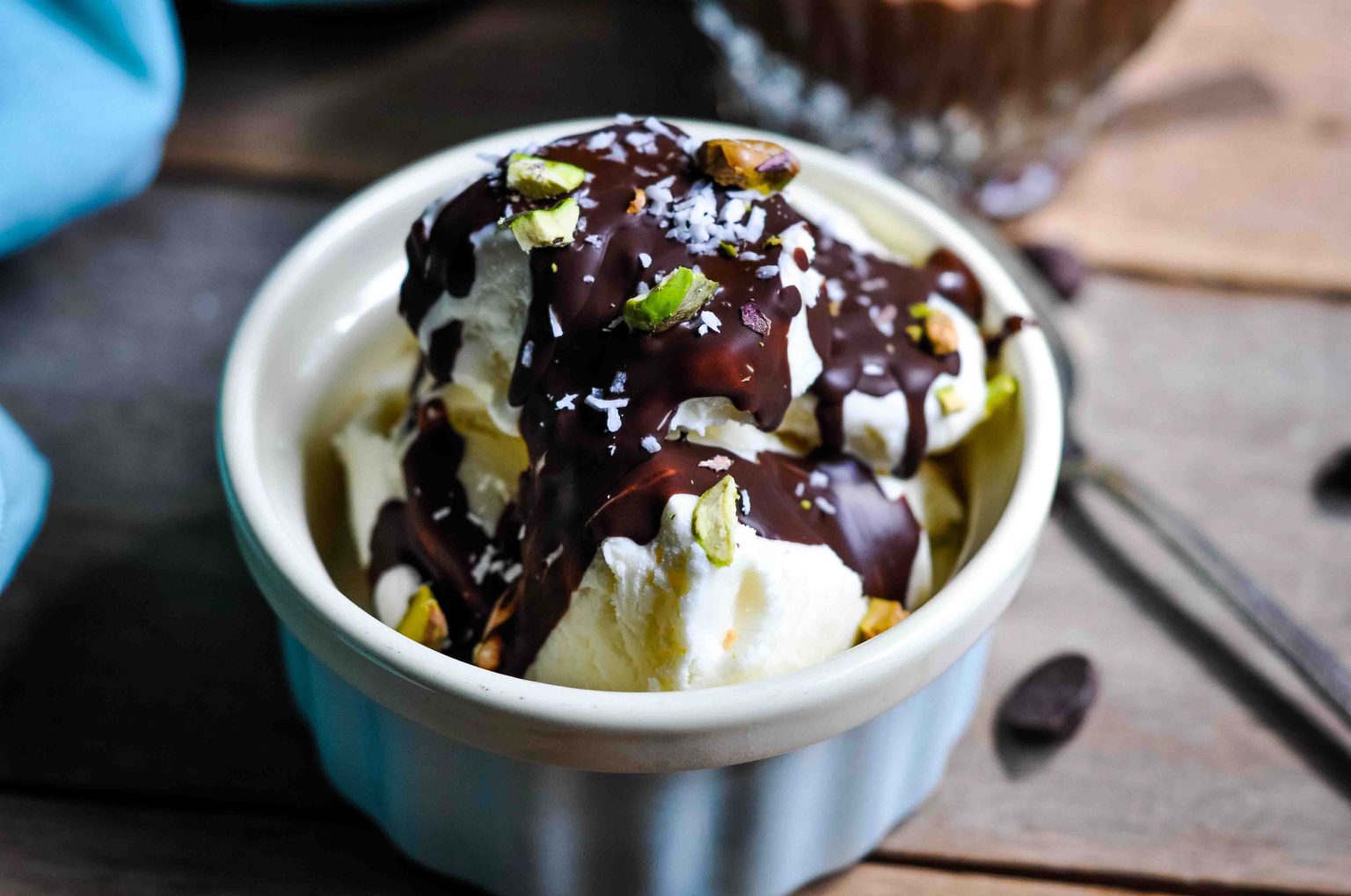 Chocolate Magic Shell Recipe {2 Ingredients & Healthy!}