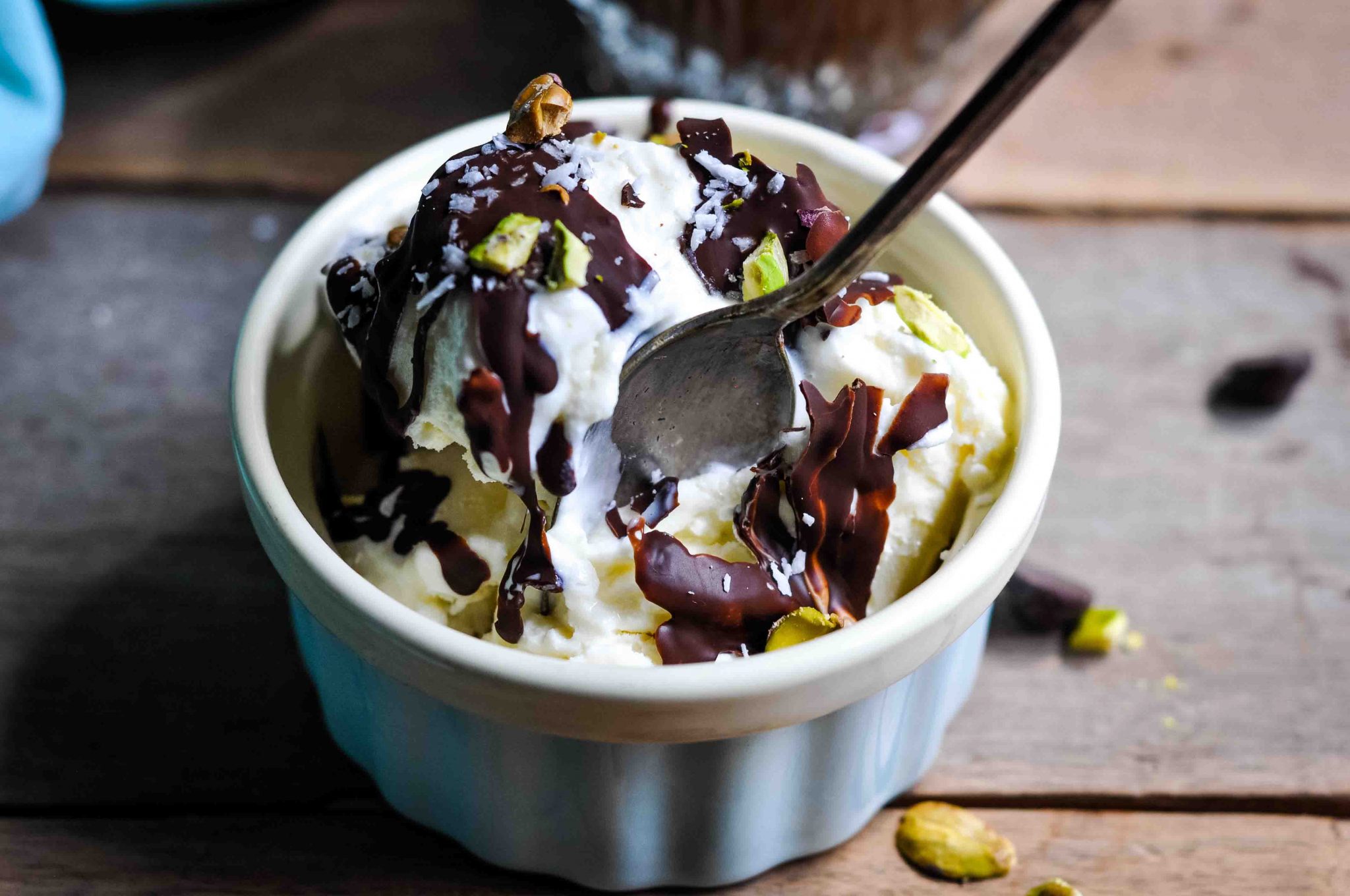 Chocolate Magic Shell Recipe {2 Ingredients & Healthy!}