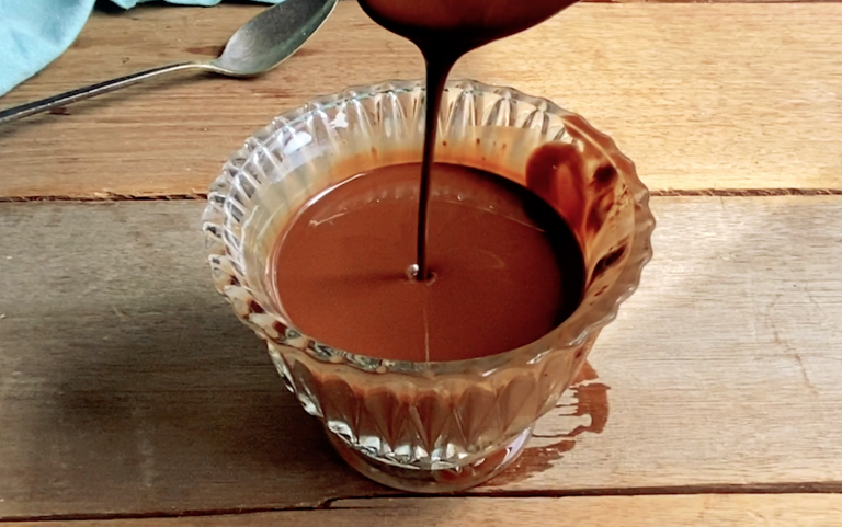 Chocolate Magic Shell Recipe {2 Ingredients & Healthy!}