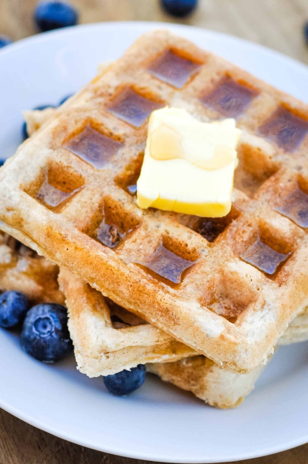 Multigrain Sourdough Waffles (whole grain & nutrient-packed)