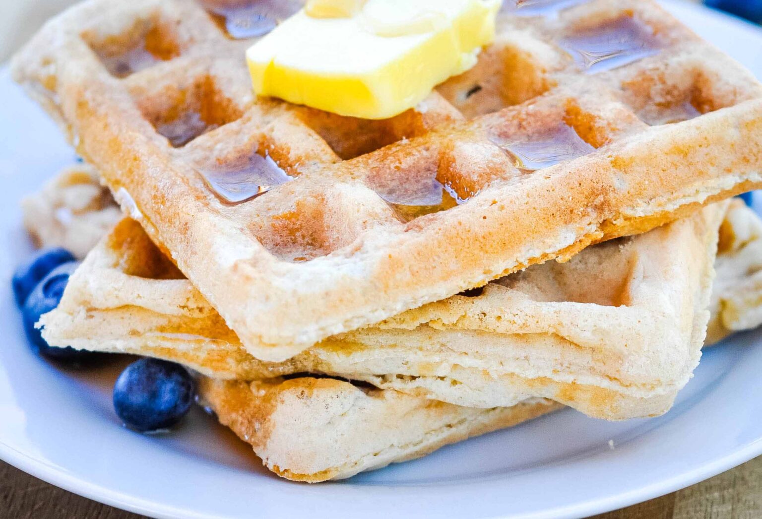 Multigrain Sourdough Waffles (whole grain & nutrient-packed)