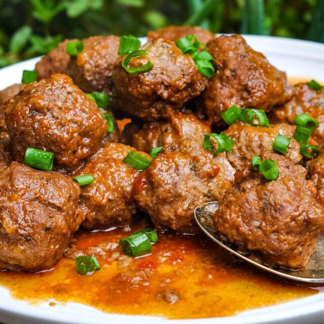 Honey Garlic Meatballs {Sweet & Savory} - Healthy Christian Home