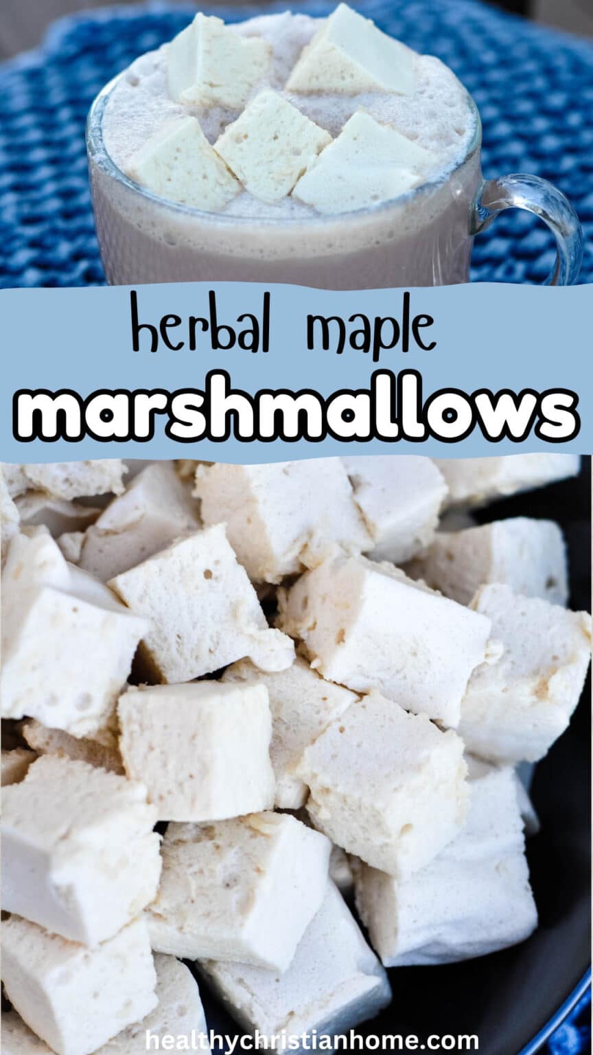Homemade Maple Marshmallows with Marshmallow Root