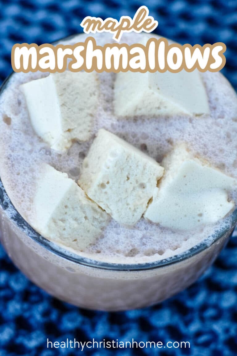 Homemade Maple Marshmallows with Marshmallow Root