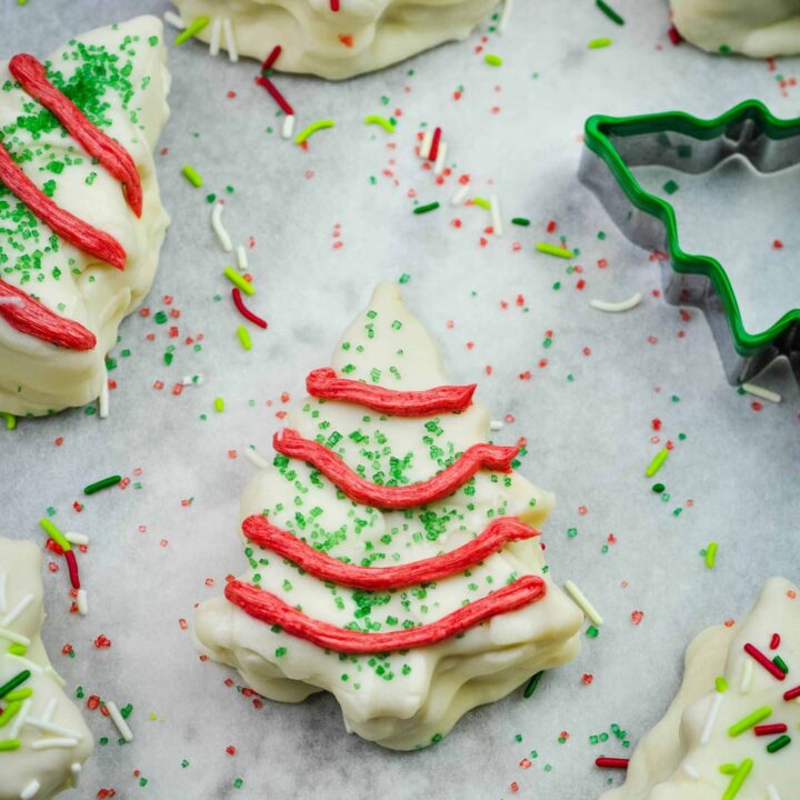Little Debbie Copycat Christmas Tree Cakes (no artificial dyes or flavors!)